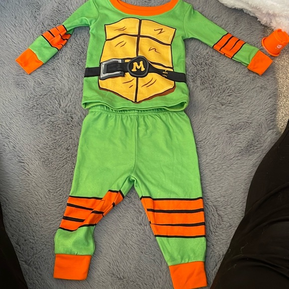Pajamas | 2pc Tmnt Pajama Set 2pc Tmnt Pajama Set Michelangelos 12m ...
